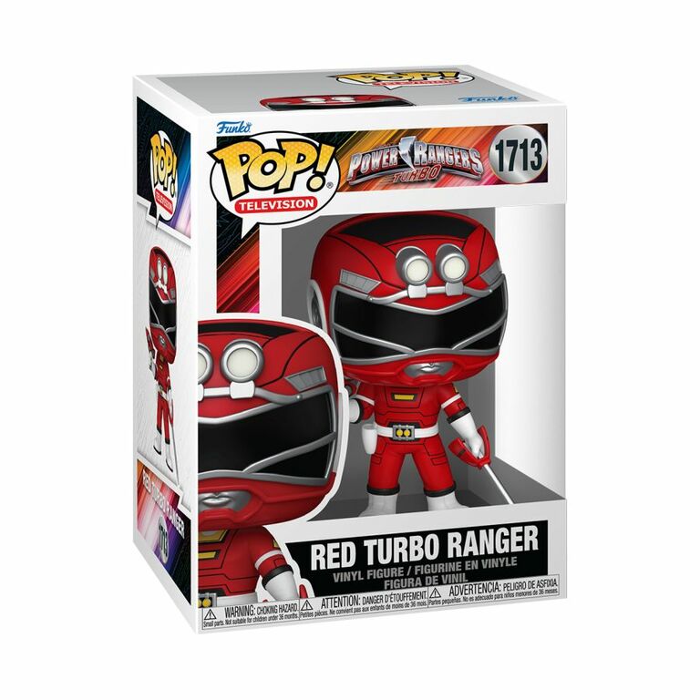 Power Rangers: Turbo - Red Ranger Pop! Vinyl (Television #1713 ...