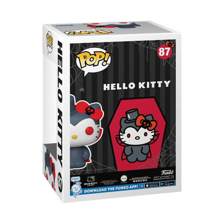 Hello Kitty - Hello Kitty as Dracula Pop! Vinyl (Sanrio #87) - Retrospace