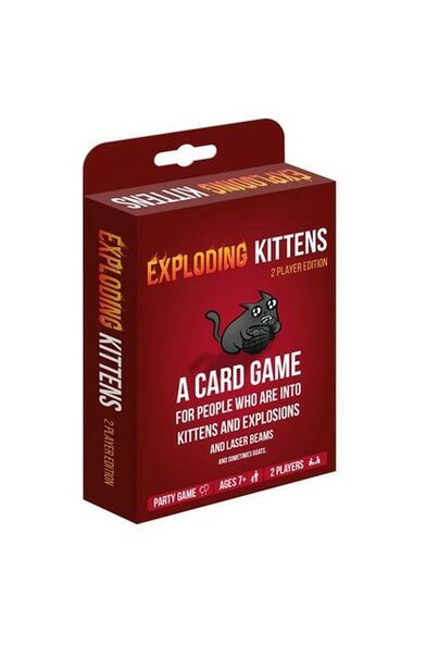 Exploding Kittens Card Game - 2 Player Edition - Retrospace