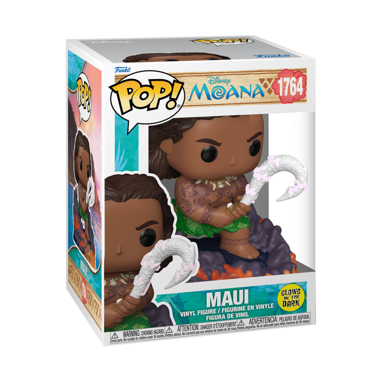Moana - Maui Glow Pop! Vinyl Premium (Disney #1764) - Retrospace