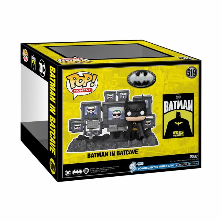 Batman: 85th Anniversary - Batman in Batcave (1989) Pop! Moment (DC ...