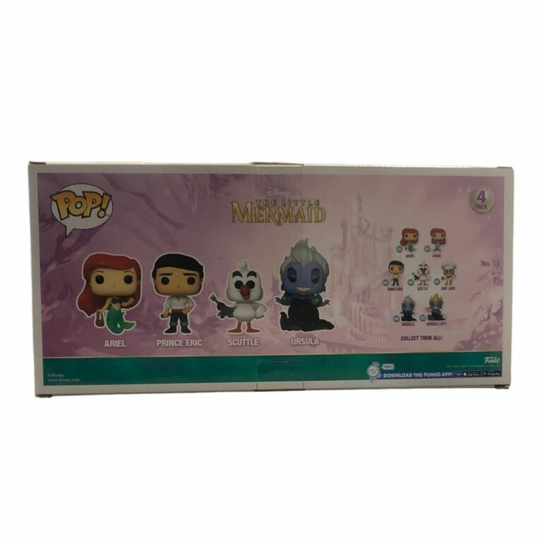 Little Mermaid (1989) - Ariel, Prince Eric, Scuttle & Ursula Pop! Vinyl ...