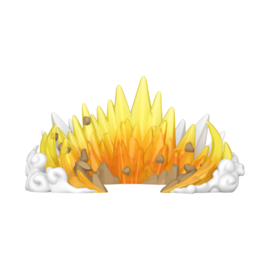 Pop! Elements - Power Up (Yellow) Pop! Environment Base - Retrospace