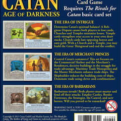 Catan - Rivals for Catan Age of Darkness Expansion - Retrospace