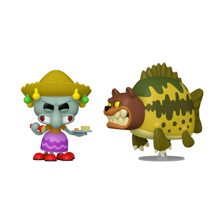 Spongebob Squarepants - Squidward & Sea Bear Pop! Vinyl 2 Pack ...