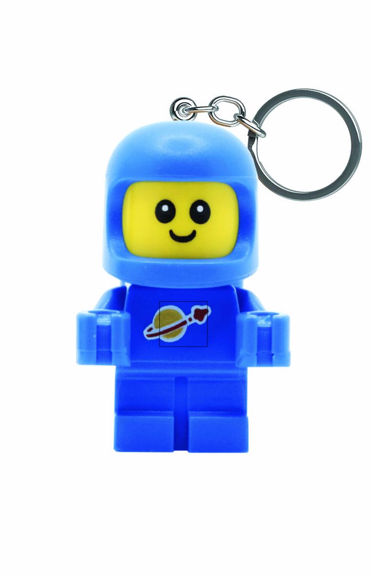 Lego - Space Keychain with Flashlight Baby Blue Spaceman - Retrospace