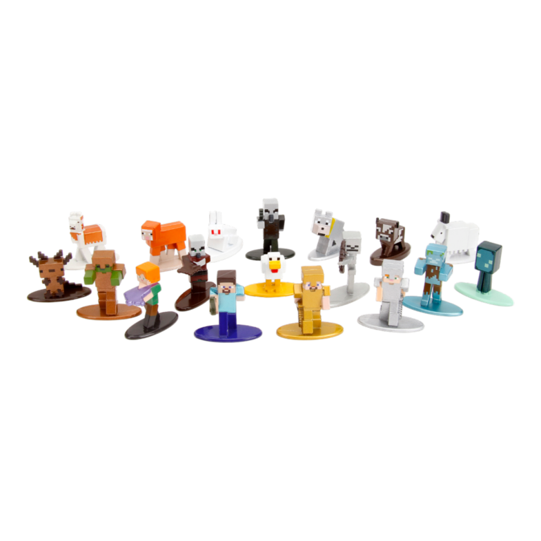 Minecraft - Caves & Cliffs Nano MetalFig Series 10 - 18-Pack - Retrospace