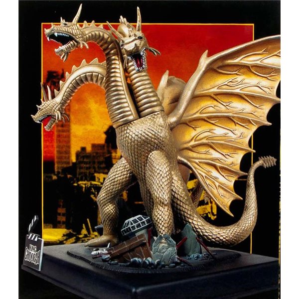 Godzilla - King Ghidorah 1/350 scale snap-together plastic model kit ...